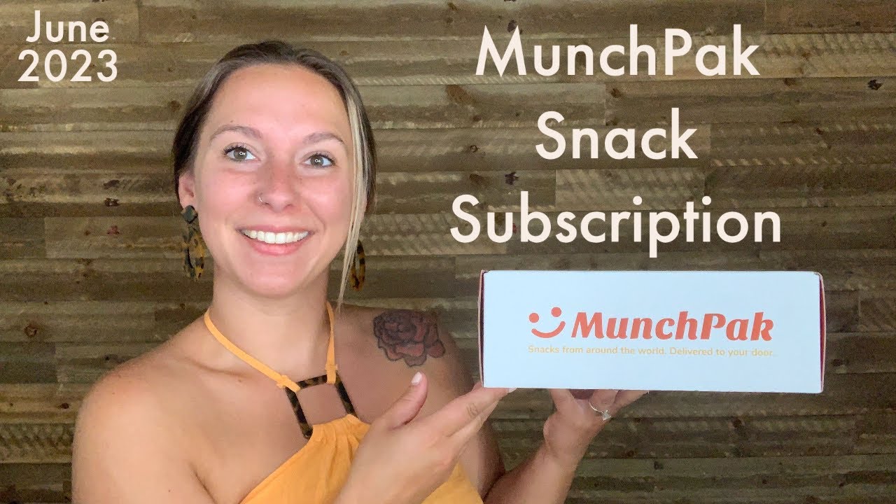 MunchPak Snack Box Unboxing | June 2023 | 🌟 NEW BOX ALERT 🌟 - YouTube