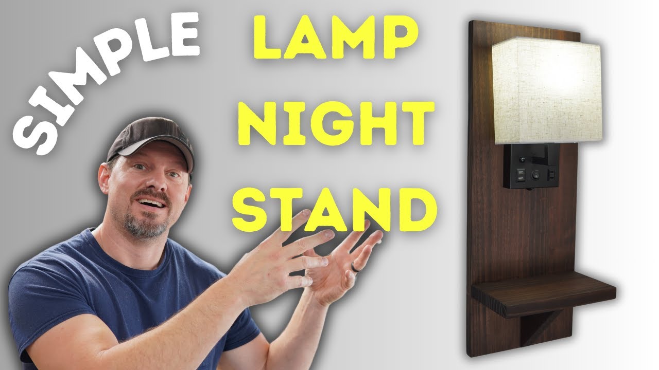 Illuminate Your Space: DIY Lamp Night Stand Masterpiece - YouTube