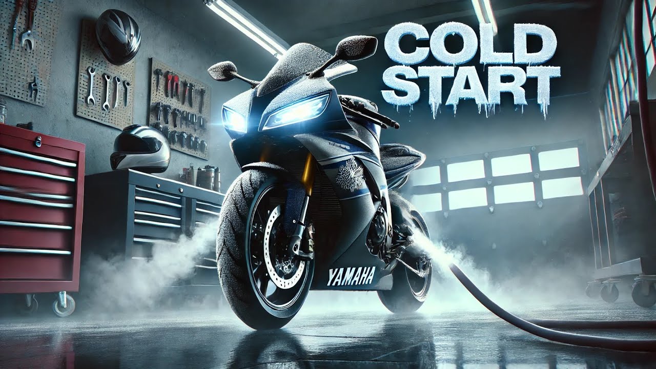 Cold Starting Sports Bike - YouTube