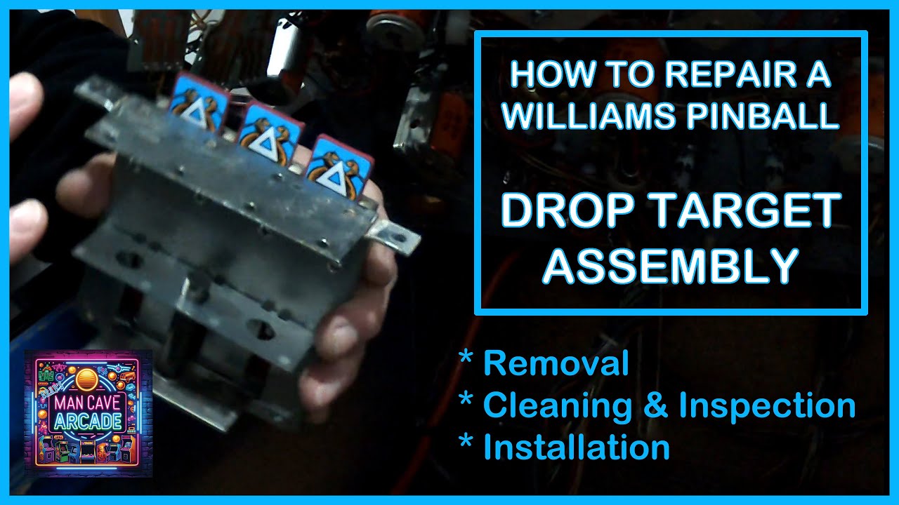 How to Repair a Williams Pinball Drop Target Assembly – Fix Reset ...