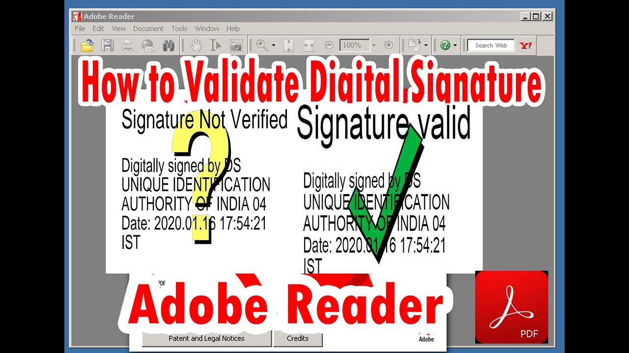 How To Validate Digital Signature In Pdf How To Validate Dignature How To Validate Digital Signature In Pdf How To Validate Dignature