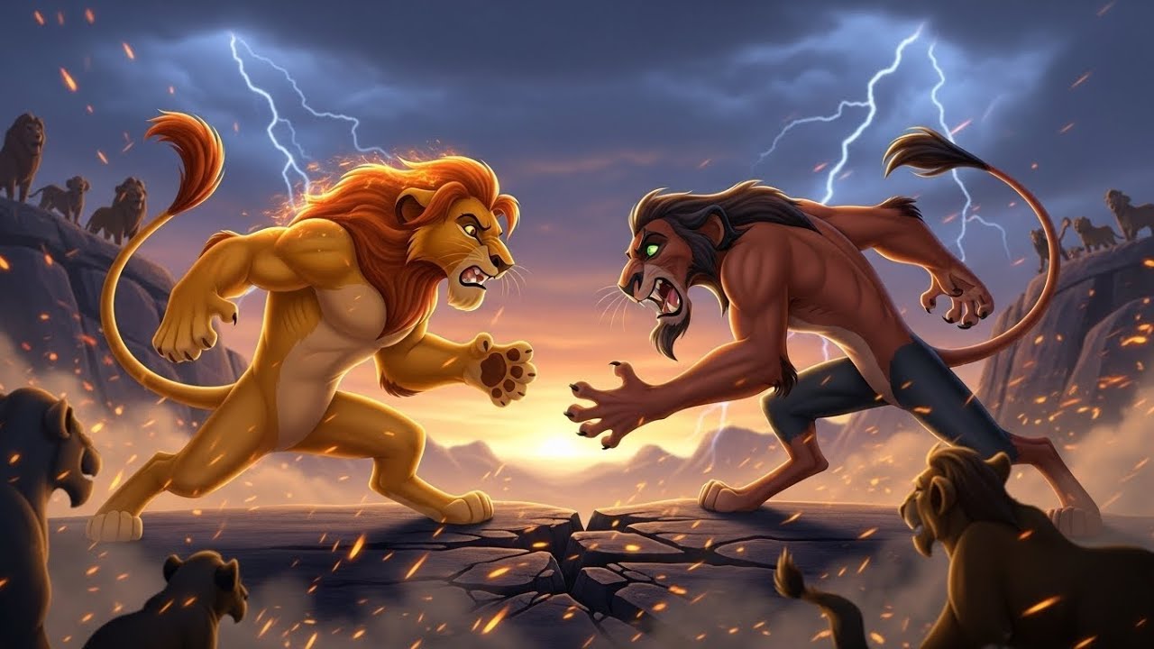 Simba vs Scar 🦁🔥 | The Full Story of Betrayal, Exile, and Redemption ...