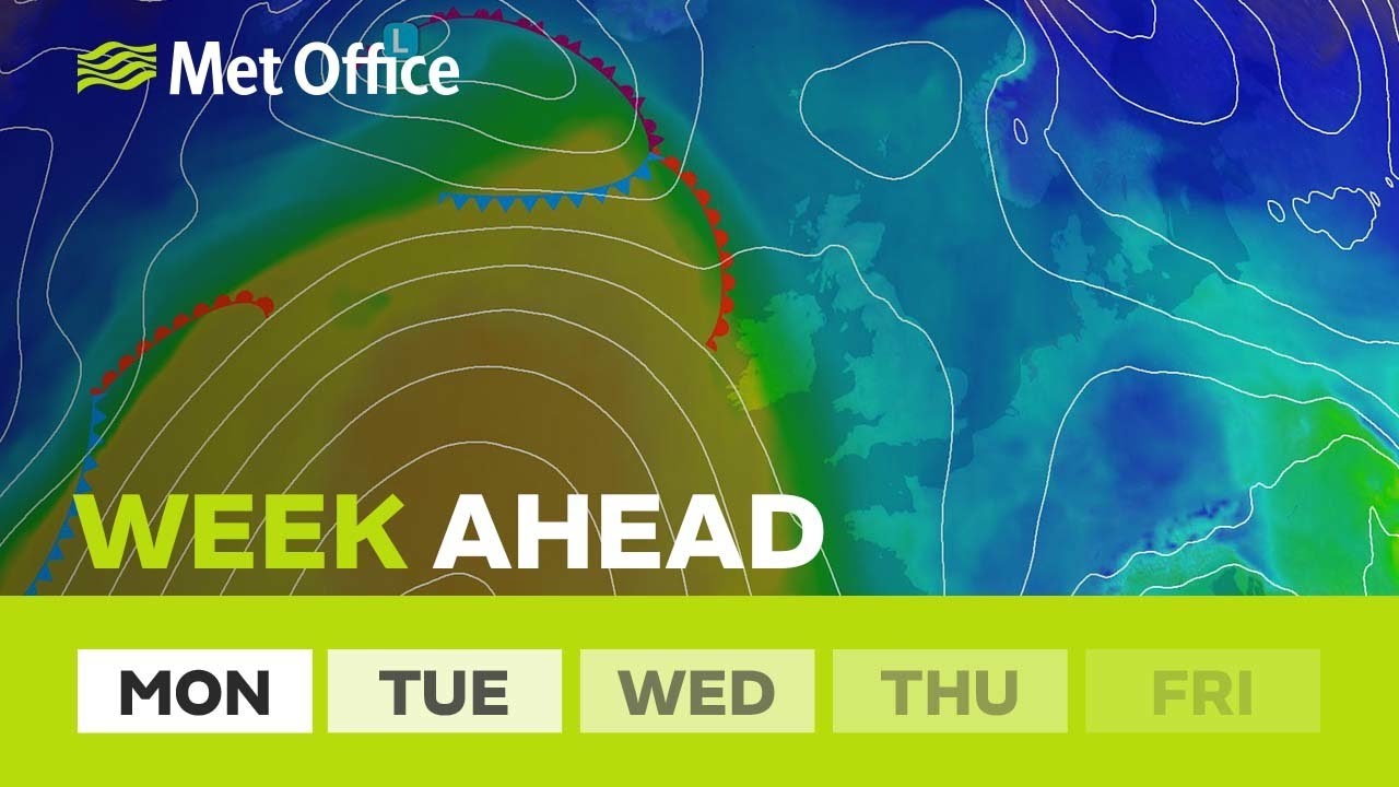 Week ahead - Ice and snow showers start the week - YouTube