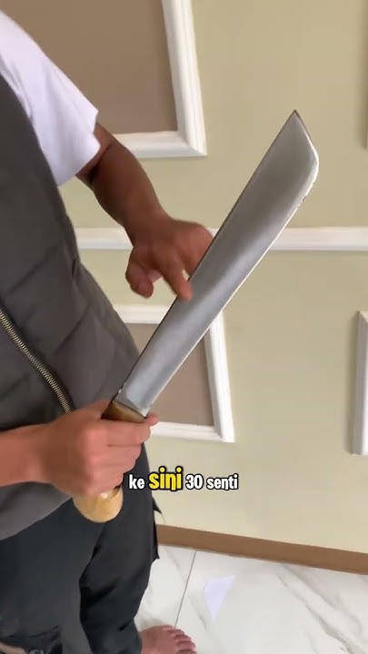 Golok Kebun Ekonomis, dengan bahan dari Baja Per sup9, Panjang bilah 30cm sudah sangat tajam # ...