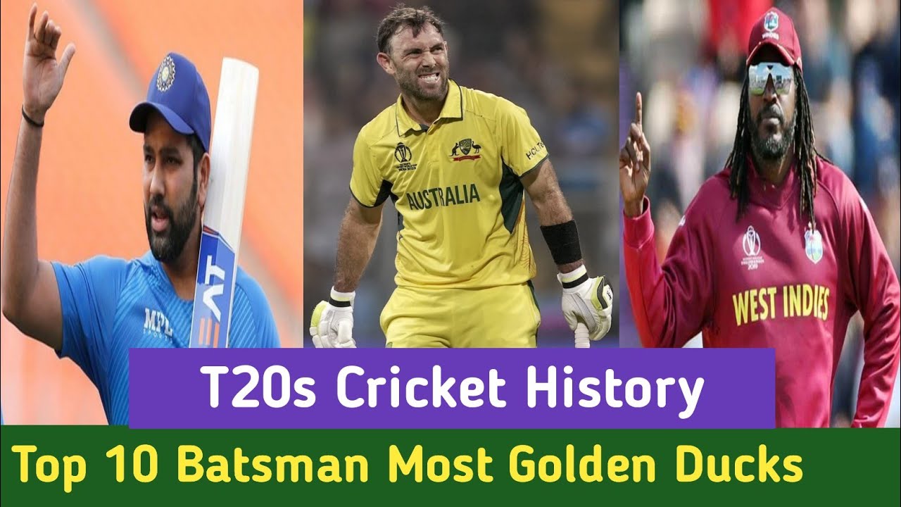 Most Ducks In T20 Cricket | Top 10 Ducks In T20 Cricket | Most Duck Out ...