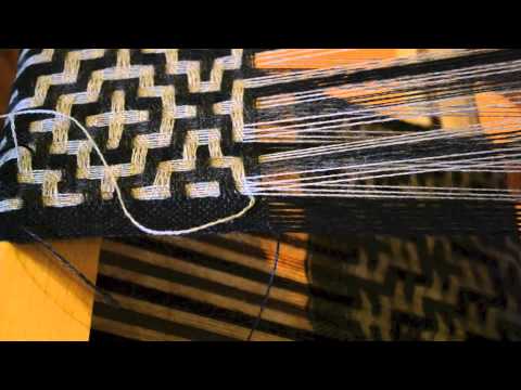 Selvedge Technique for Deflected Double Weave - YouTube
