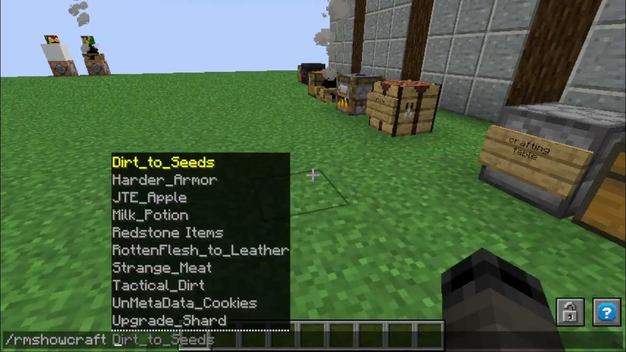 Minecraft Plugin | Show Crafting Recipe Command - YouTube