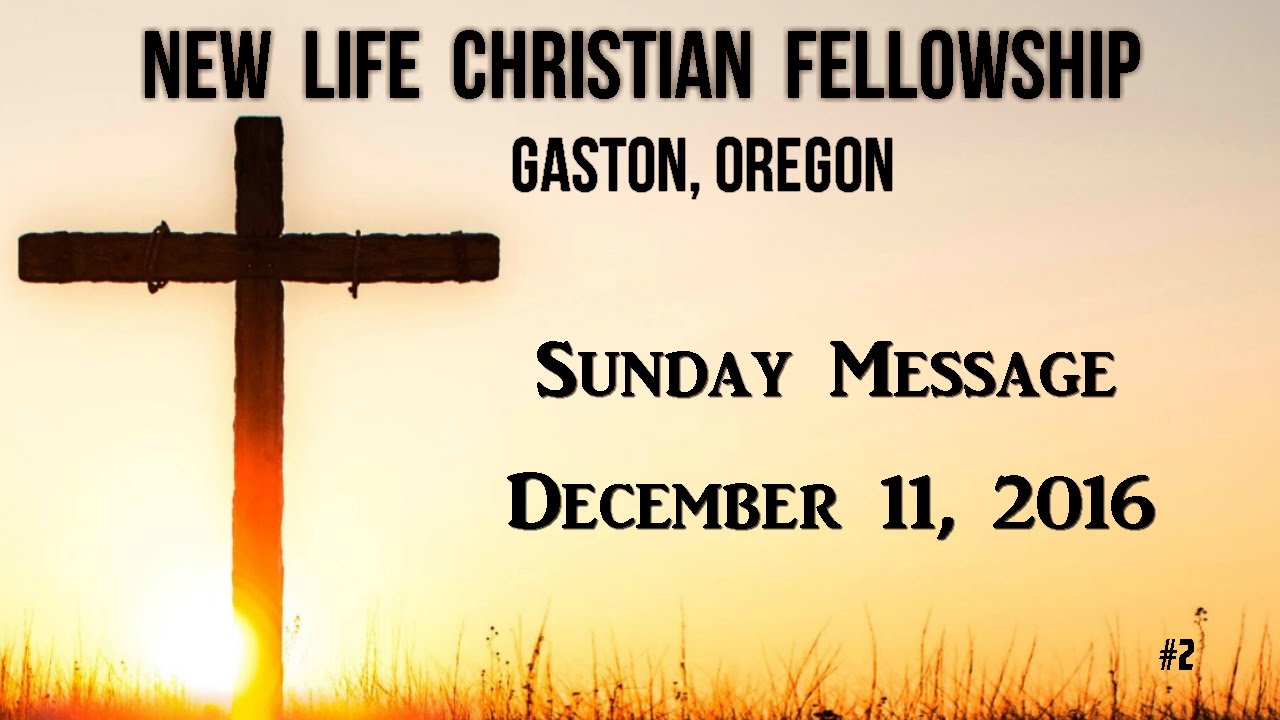 December 11, 2016 Message - YouTube
