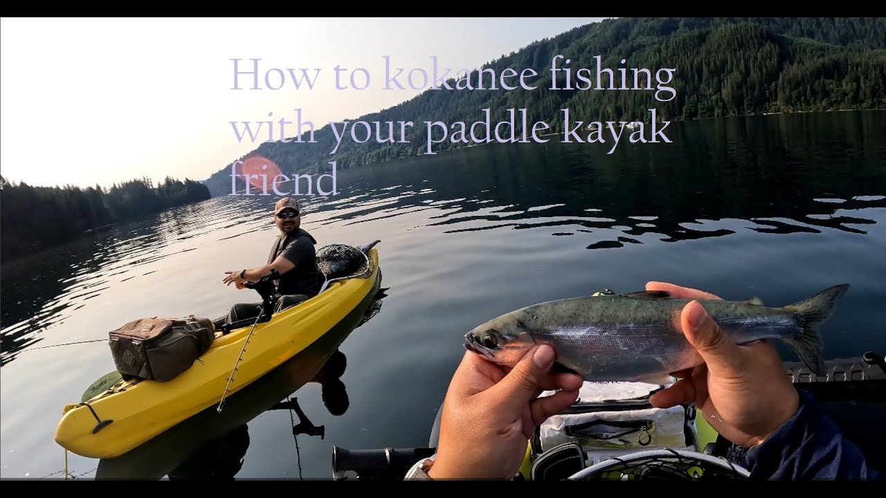 Side-by-Side towing Paddle Kayak trolling for big kokanees | Kayak ...