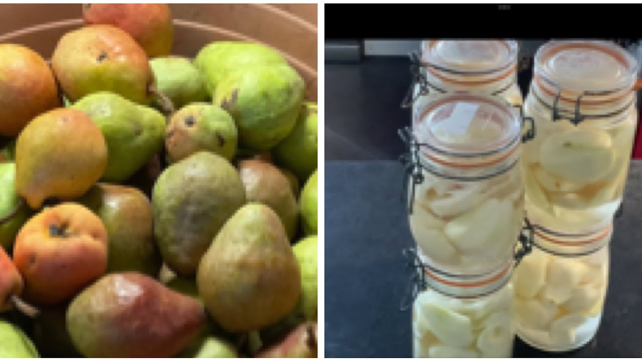 Poires au sirop/Pears In Syrup - YouTube
