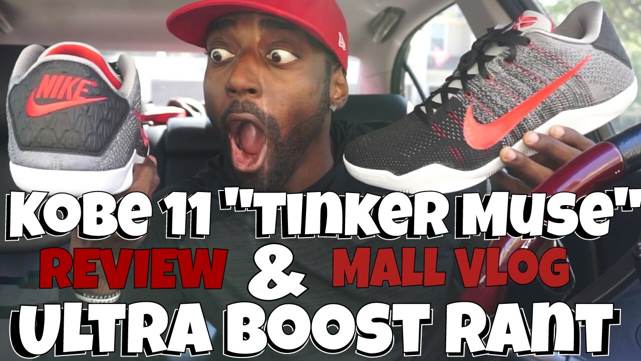 Dope Kobe 11 Elite ‘"Tinker Muse" Review | Mall Vlog | Random Adidas ...