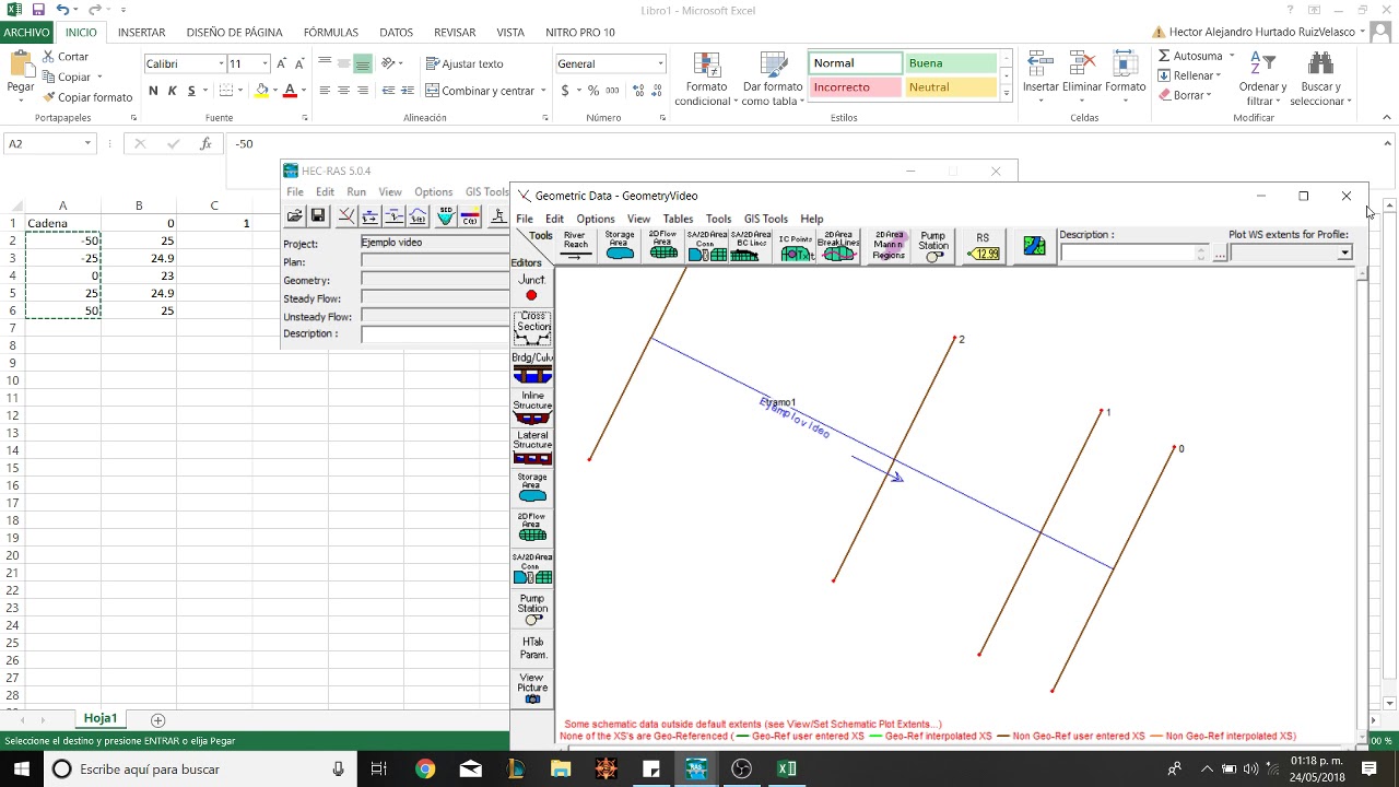 Hec-Ras tutorial - YouTube