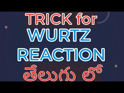 wurtz reaction chemistry in telugu|wurtz reaction with example|wurtz ...