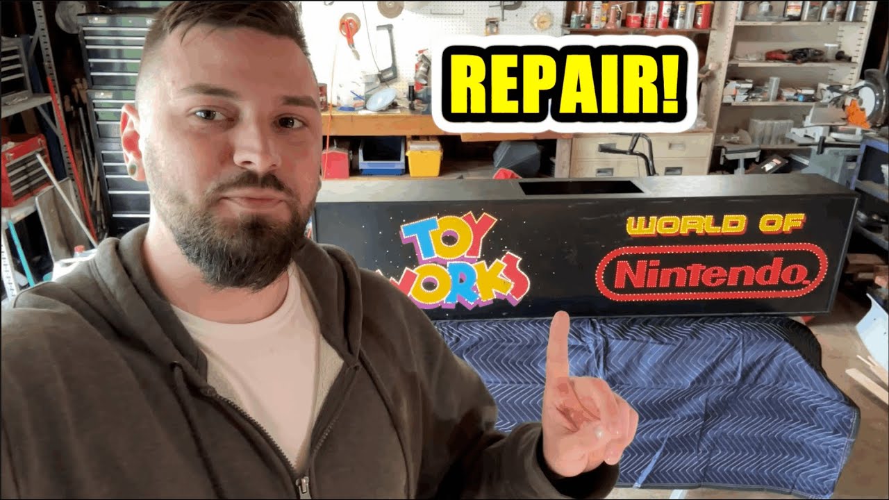 World Of Nintendo Toy Works Prototype Fiber Optic Sign Repair - YouTube