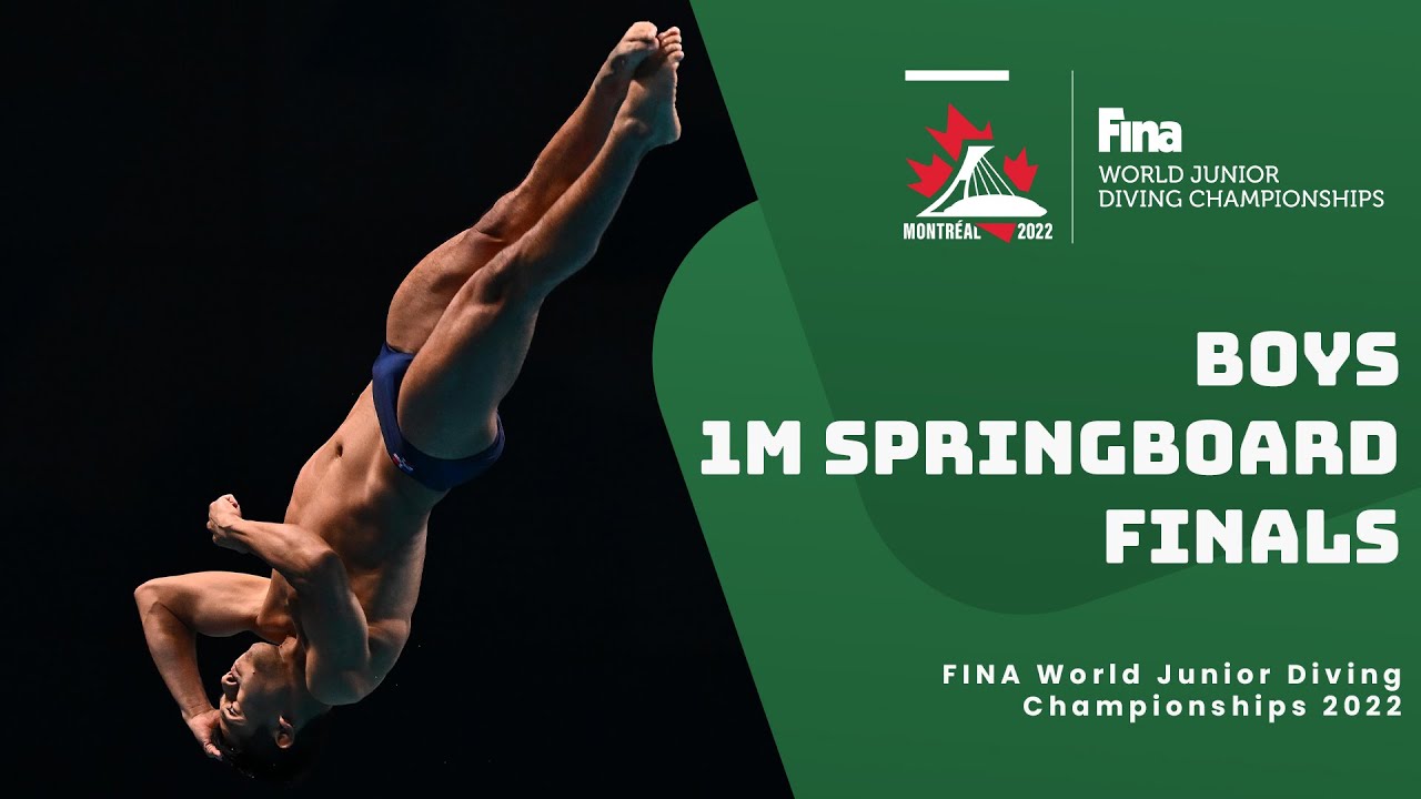 LIVE Finals: Boys 14-15 | 1m Springboard Diving | World Juniors 2022 ...