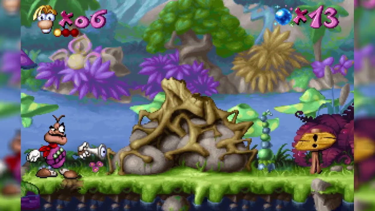 Rayman (1995): Swamp of Forgetfulness [The Dream Forest] - Exploration ...