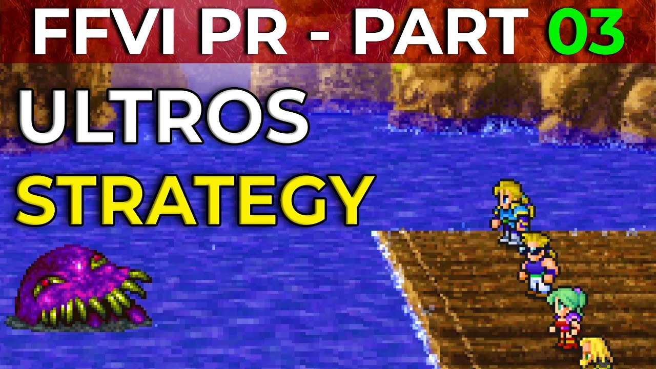 Final Fantasy VI Pixel Remaster - Ultros Boss Fight! I heard its been ...