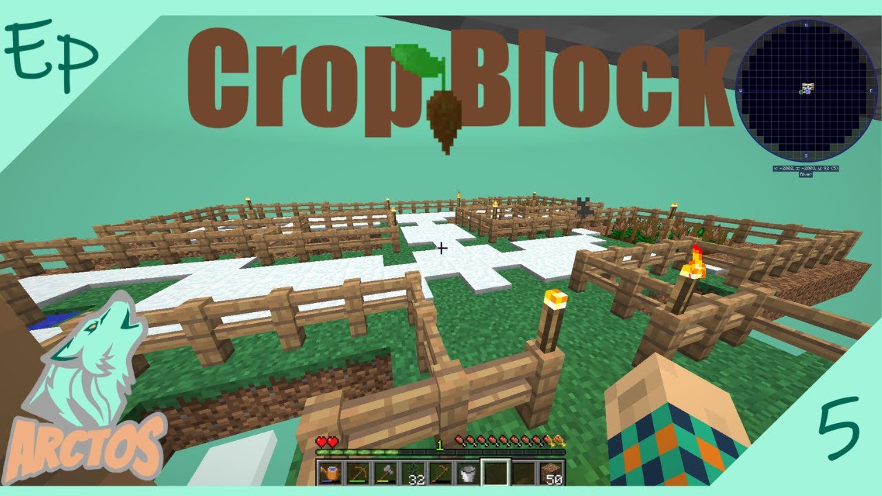 Happy Holidays and Renovations - Minecraft Crop Block #5 - YouTube