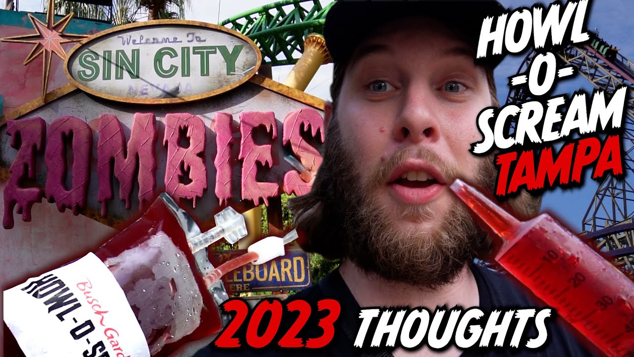 A BLOODY Good Time at Howl-O-Scream Tampa l Opening Weekend Vlog - YouTube