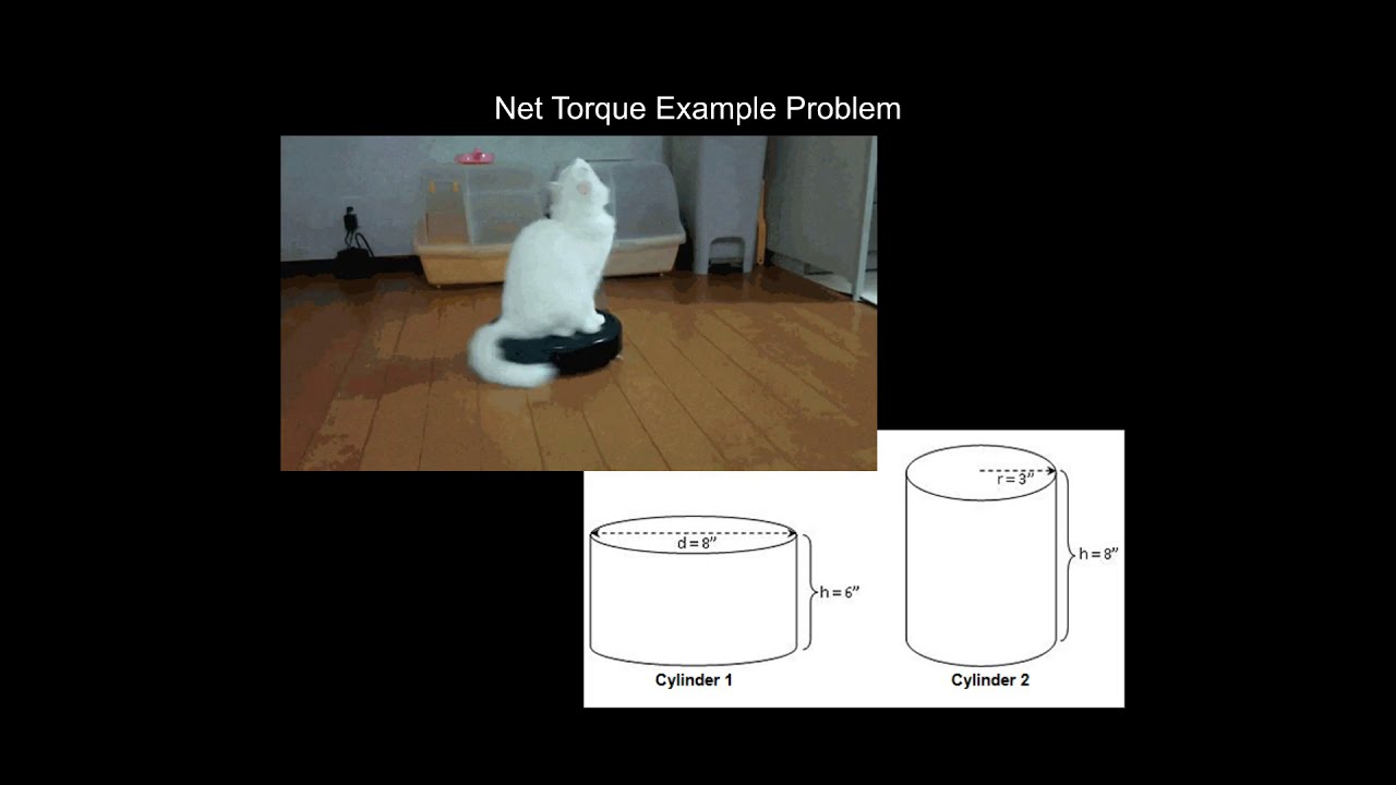 Net Torque Example Problem for Physics and AP Physics - YouTube