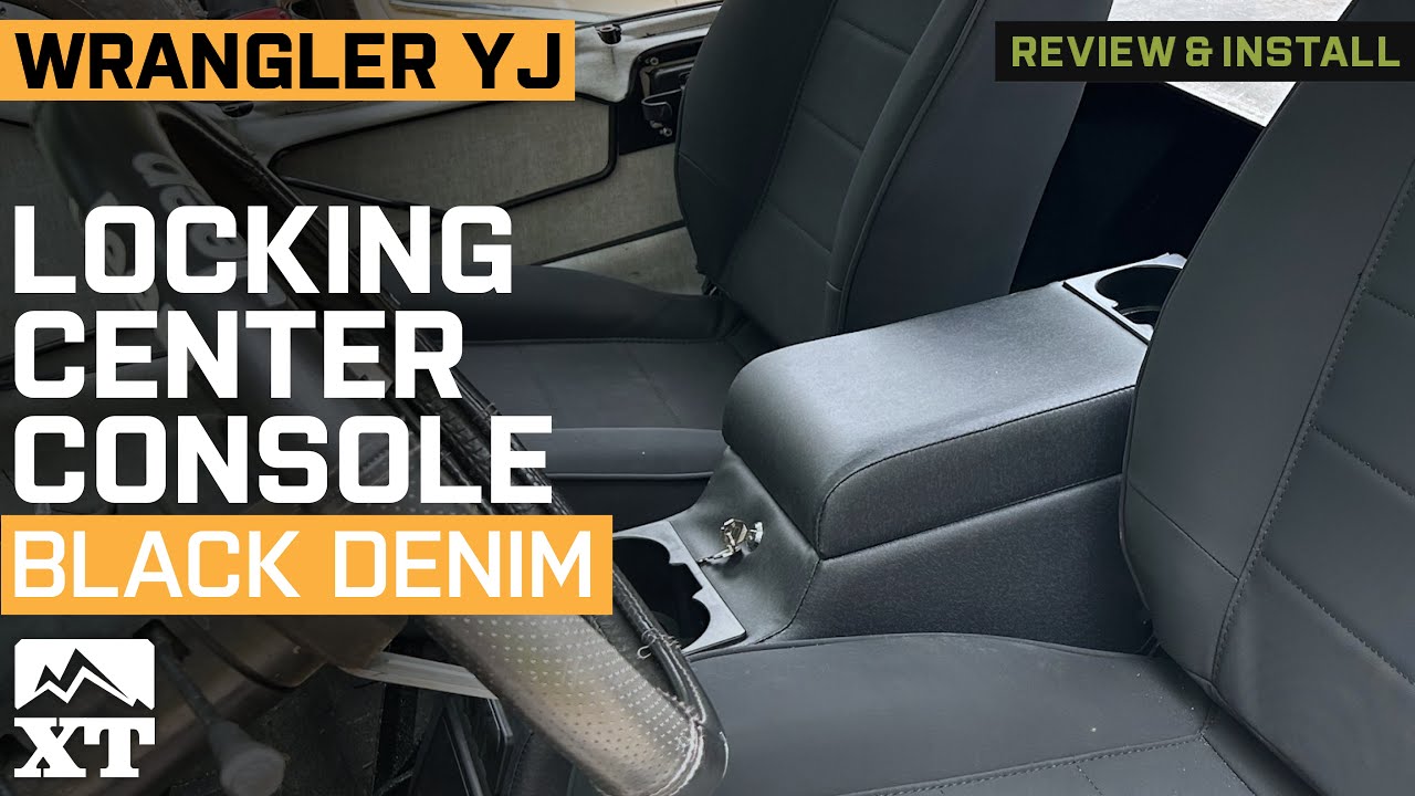 Jeep Wrangler YJ Locking Center Console Review & Install - YouTube