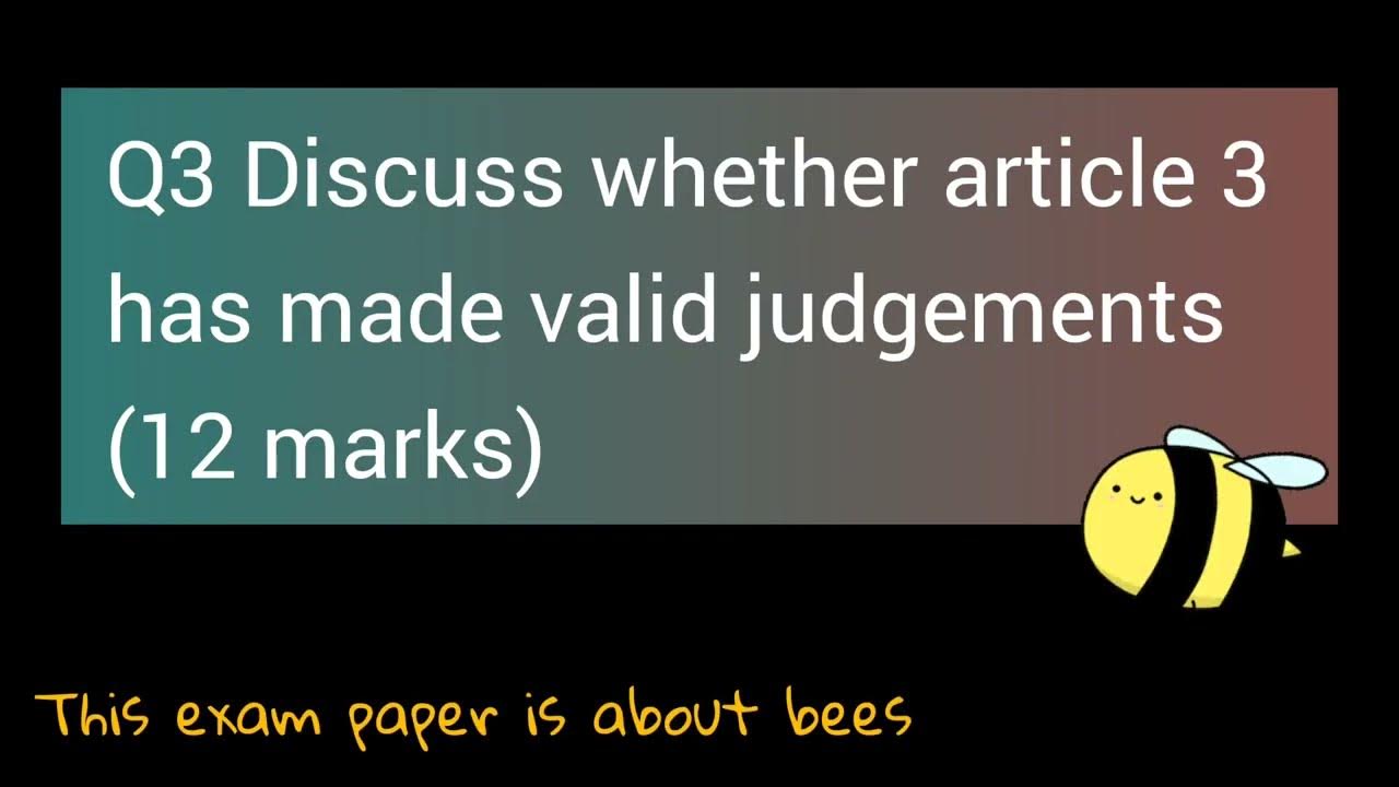 Unit 7 Q3 example answer - YouTube