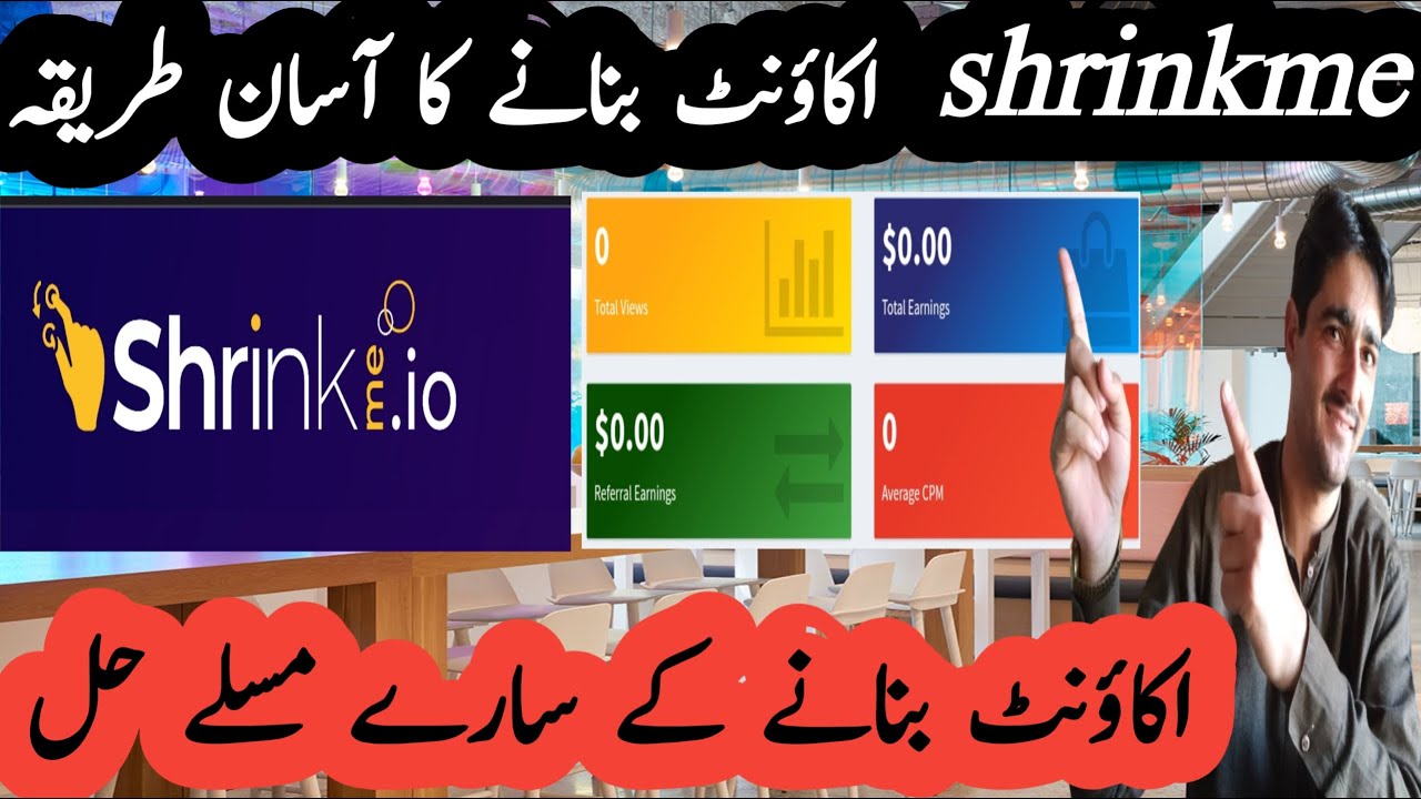 How to create shrinkme account | shrinkme account kaise banaye - YouTube