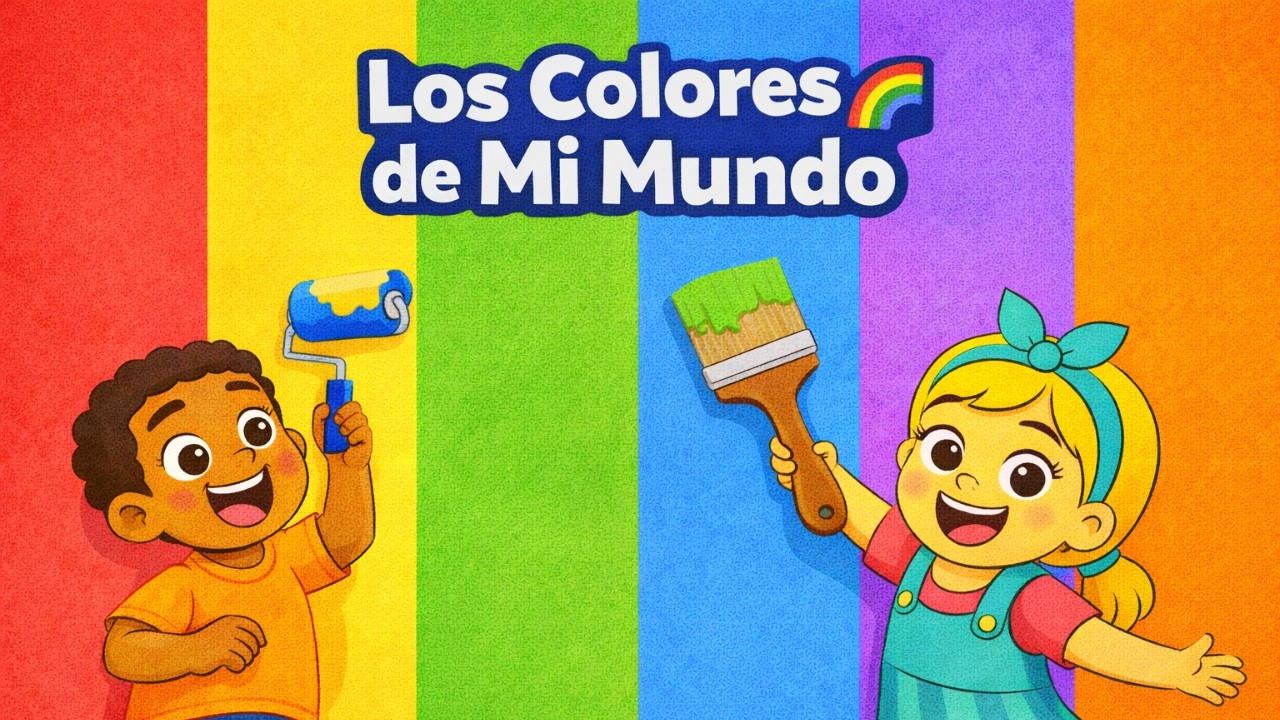 Los Colores de Mi Mundo 🌈 | Canción Infantil para Aprender Colores ...