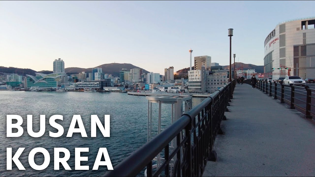 【Busan Walk 4k】 Harbor City - Yeongdo & Middle Area - YouTube