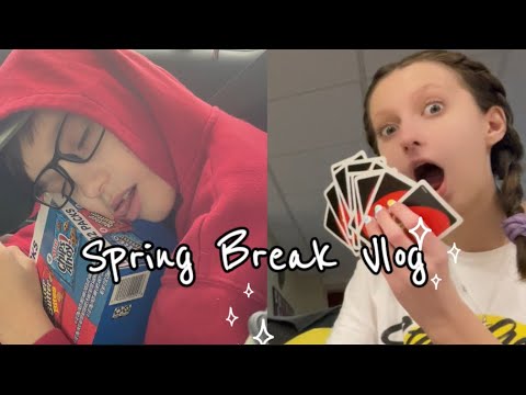 Spend Spring Break with me! | Sleepover, Water Park, Crocheting, etc ...