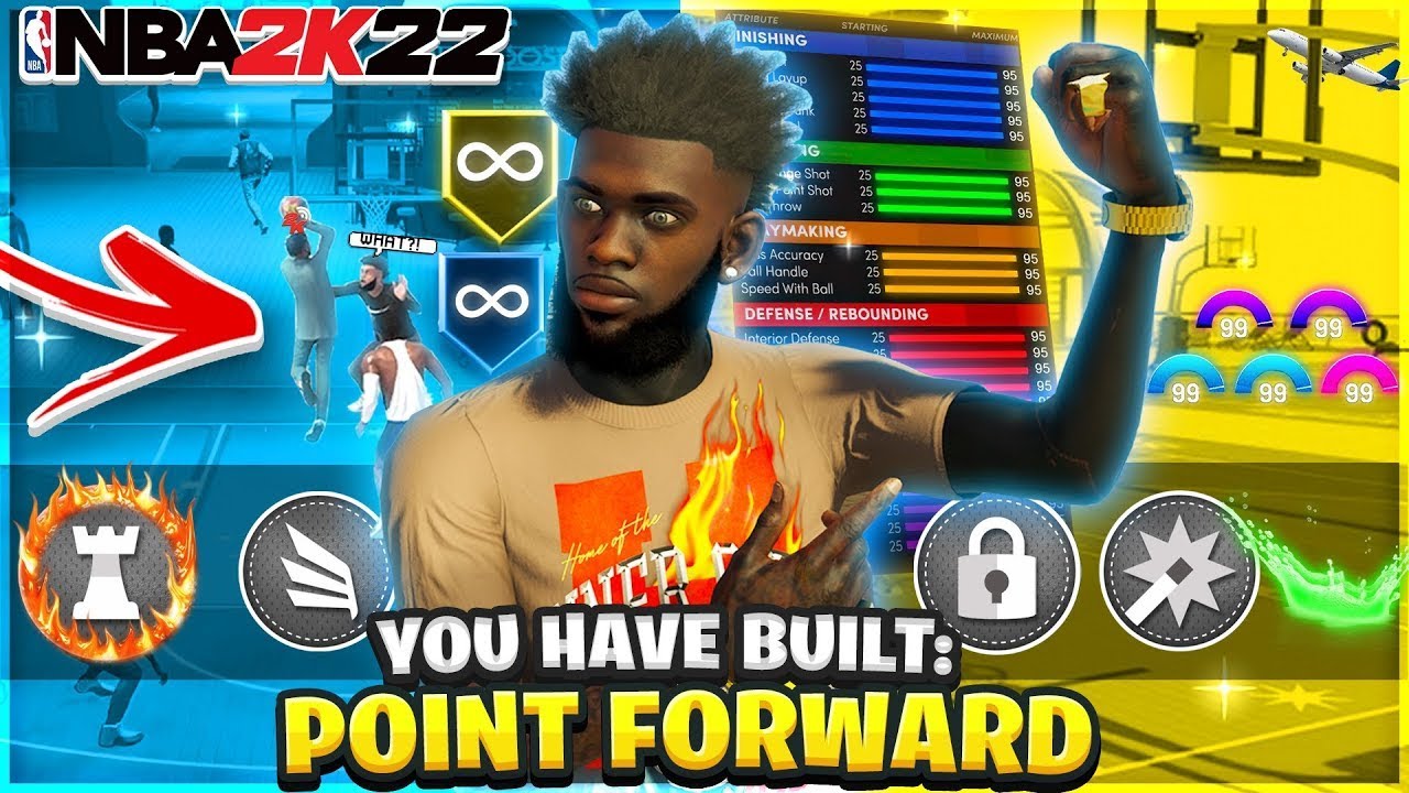 *NEW* META POINT FORWARD with SHARP TAKEOVER is OVERPOWERED on NBA 2K22 ...