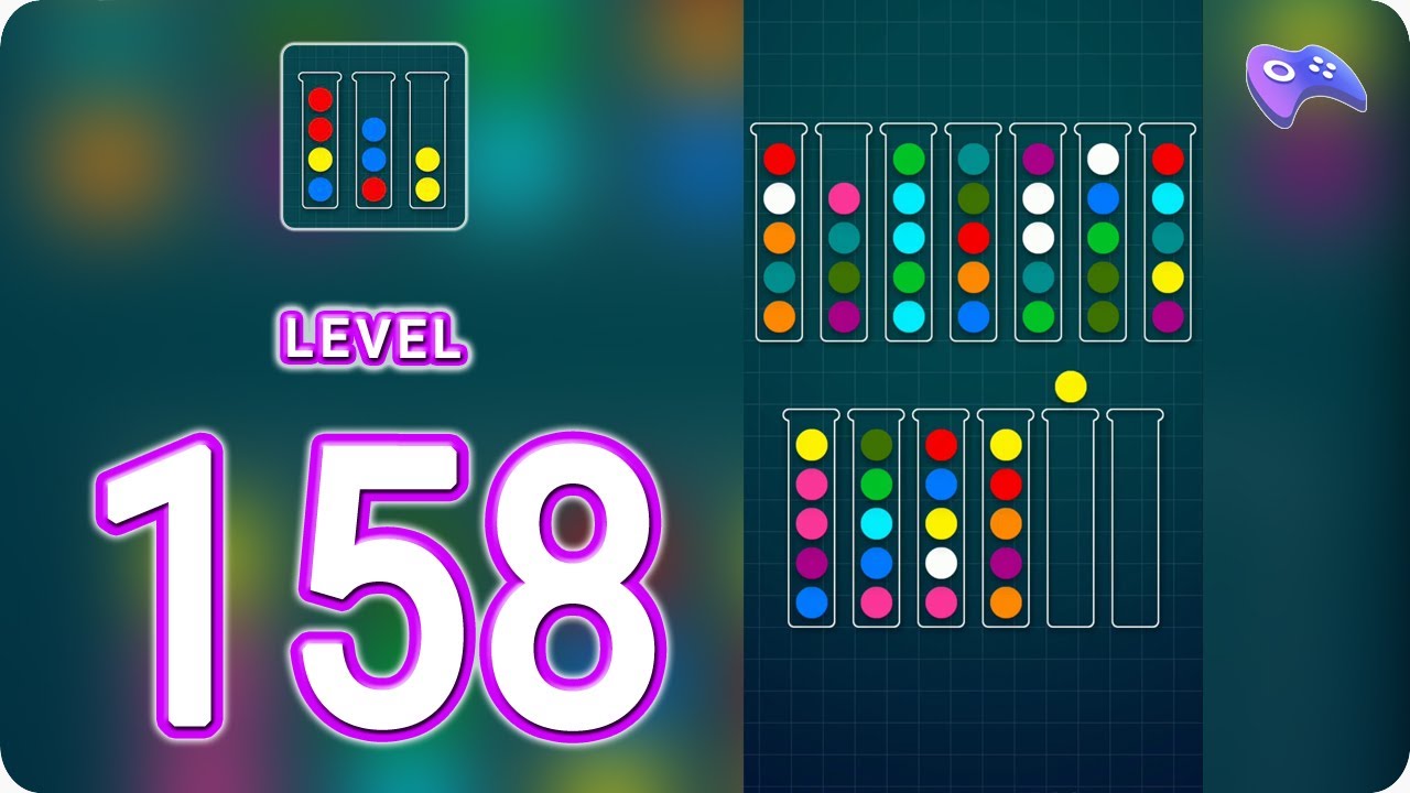 Ball Sort Puzzle Level 158 - YouTube