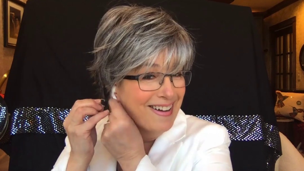 Patsy synthetic wig by UNIWIGS IN SALT& PEPPER, contemporary, layered ...