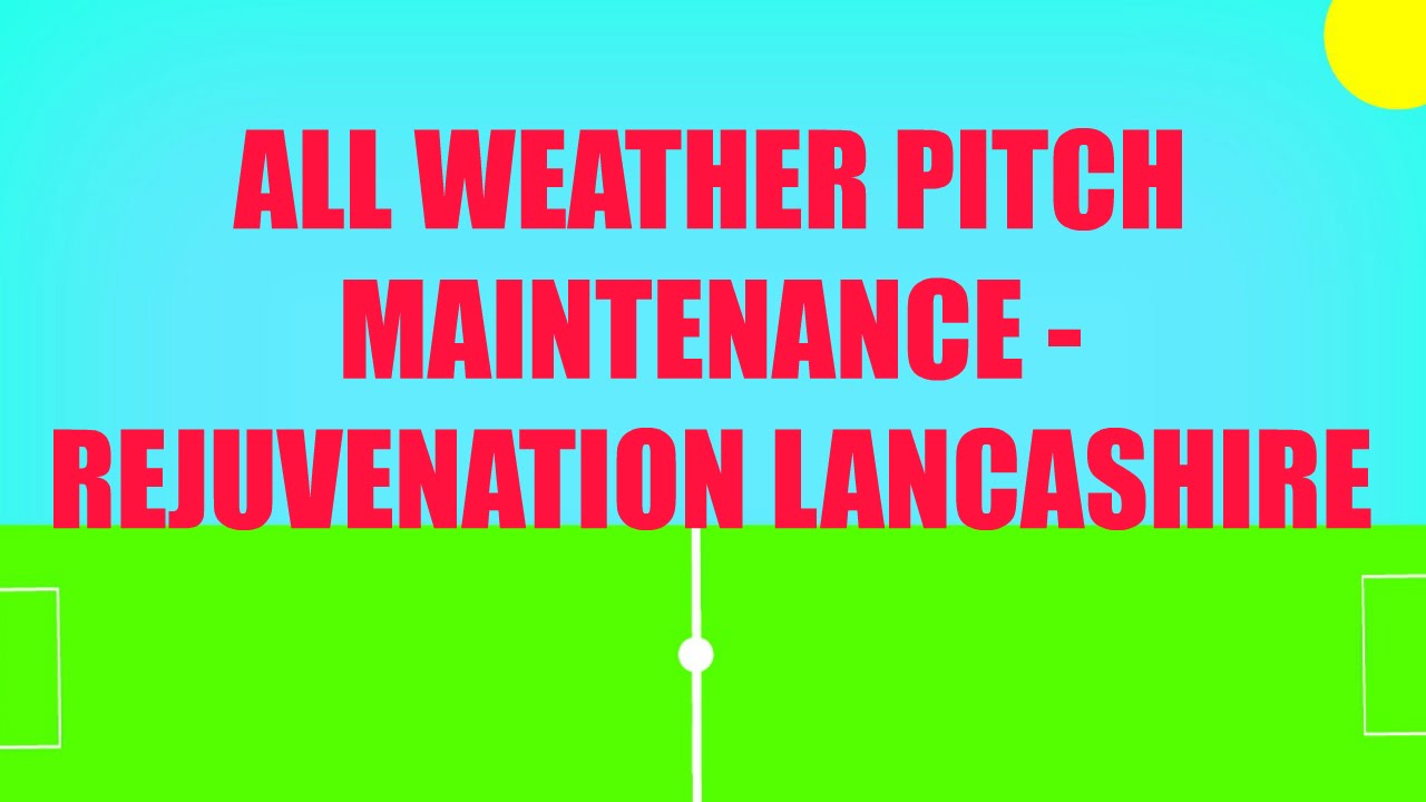 All Weather Pitch Maintenance - Rejuvenation Lancashire - YouTube