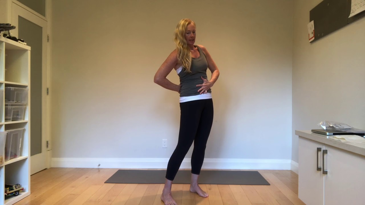 Standing closed chain hip CARs ( or ERRT ) - YouTube