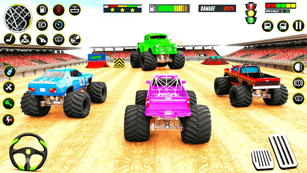 Monster Car Driving Game 3D 😯- Monster Car Driving Simulator 3D🔥 ...