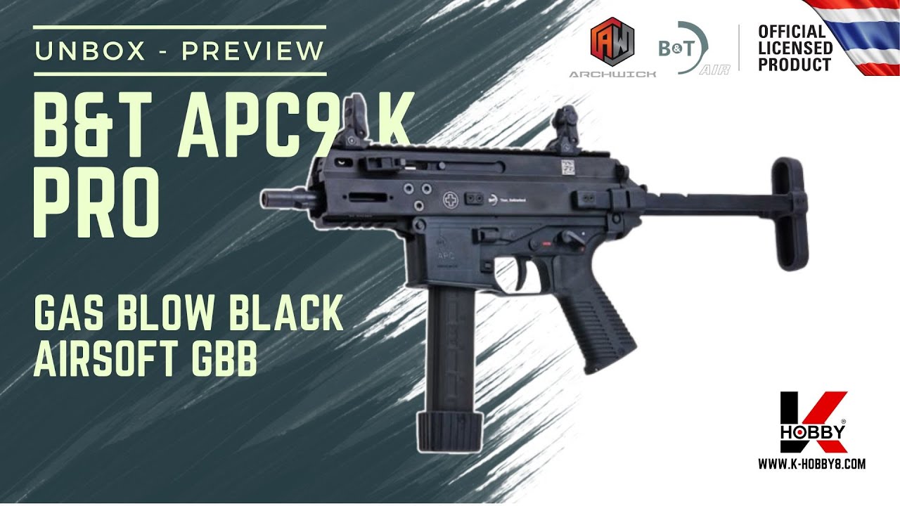 [ PREVIEW ] B&T AIR (Archwick) - APC9 K PRO GBB ปืนบีบีทรง PCC ที่มาแรง ...
