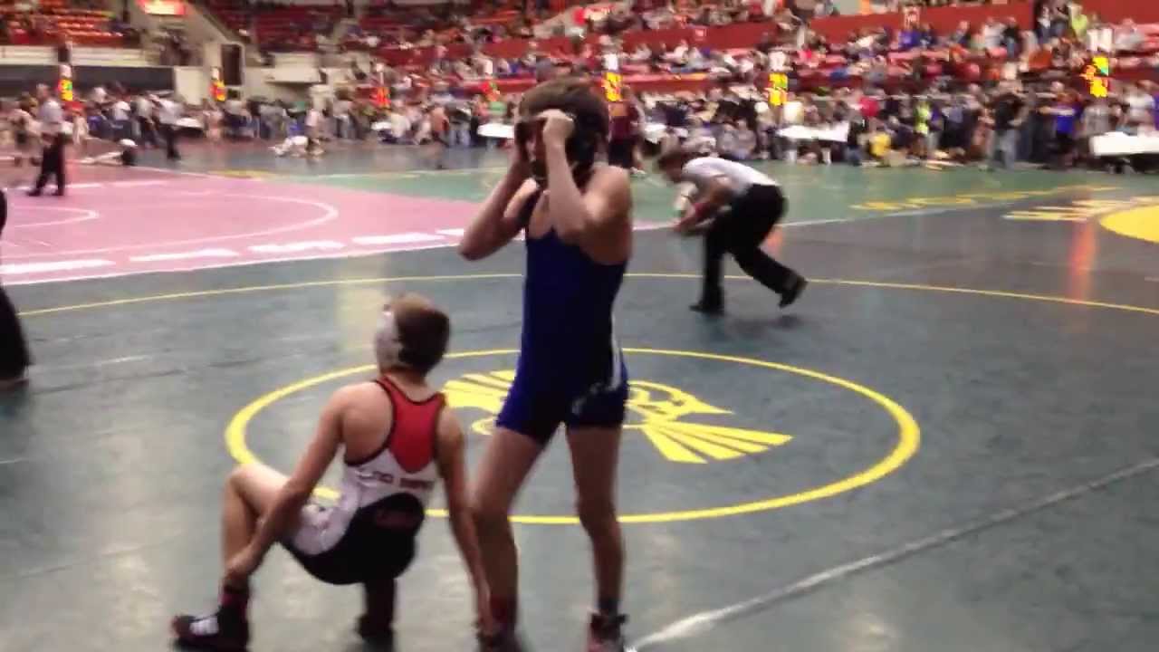 Cody Phippen KS vs Stone Mendez NE 2014 Salina Tournament of Champions ...