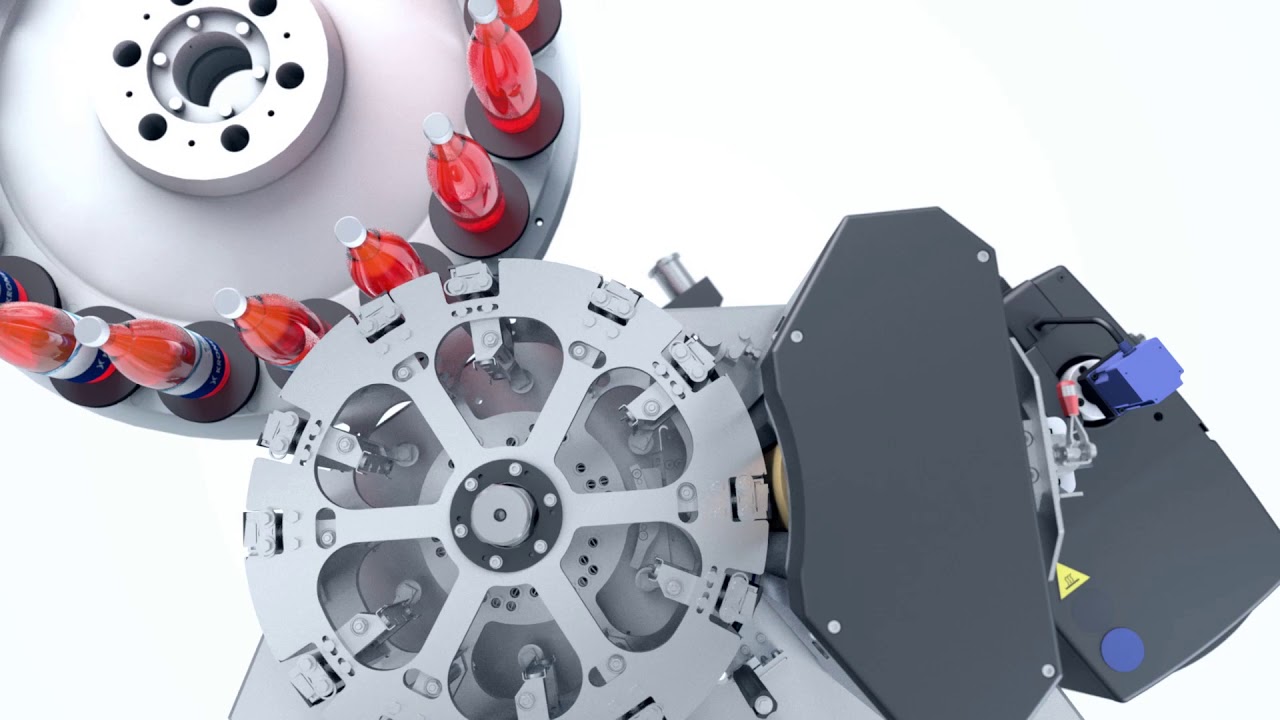 Contiroll – Wrap-around reel-fed labelling - YouTube