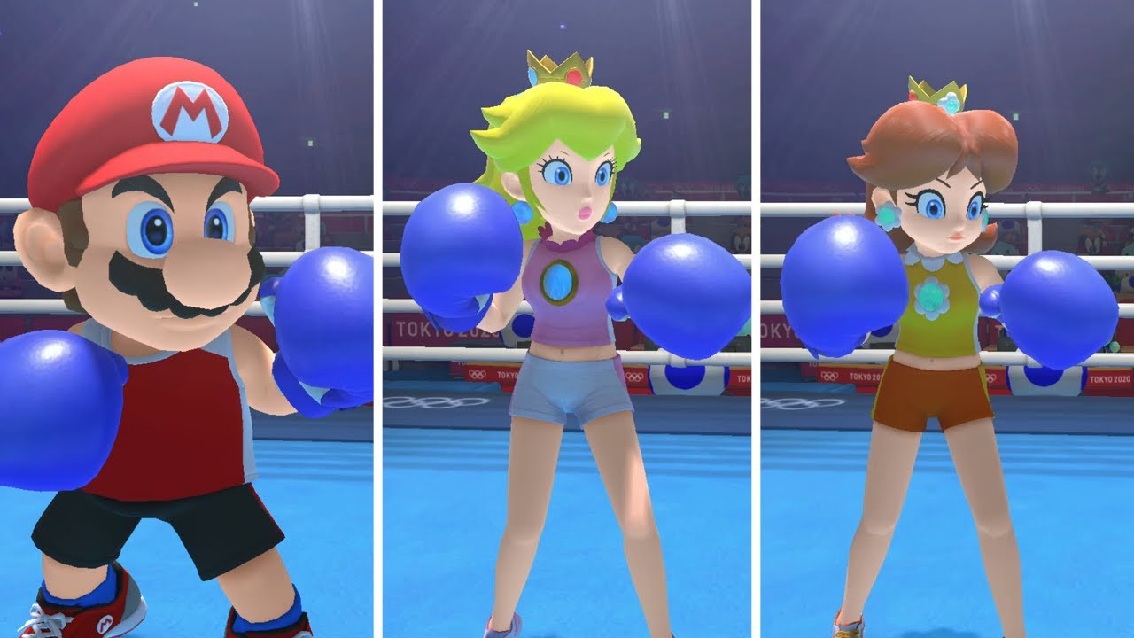 MARIO & SONIC At the Olympic Games Tokyo 2020 Boxing Mario , Peach ...