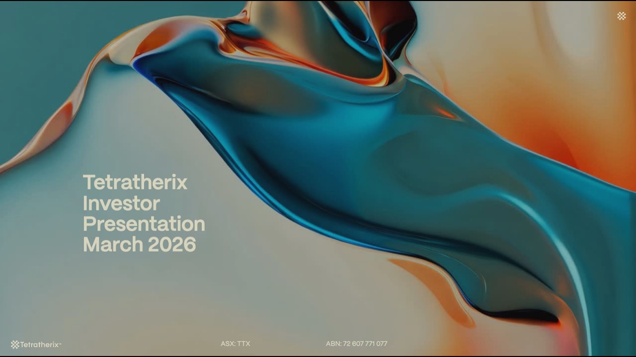 Tetratherix (ASX: TTX) Presentation | NWR Virtual Healthcare Conference ...
