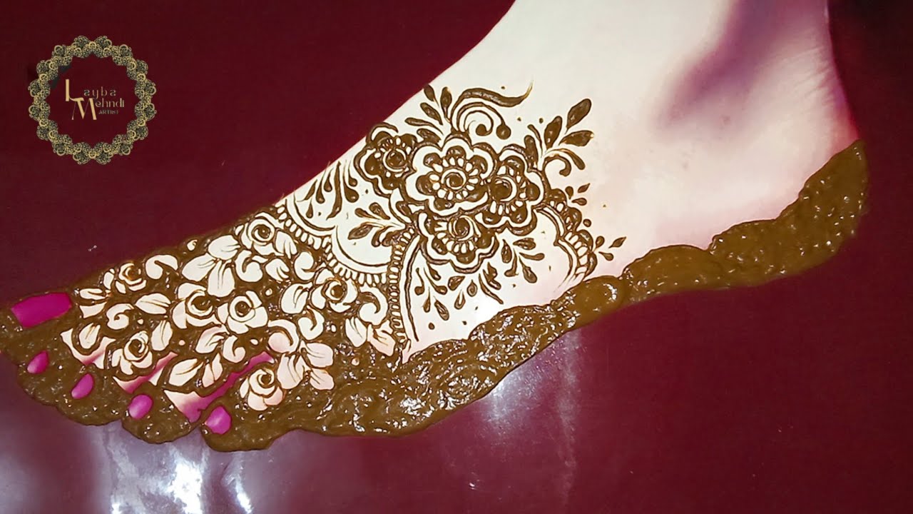 Feed mehndi designs | pairo ki stylish mehndi design | #laybamehnd # ...
