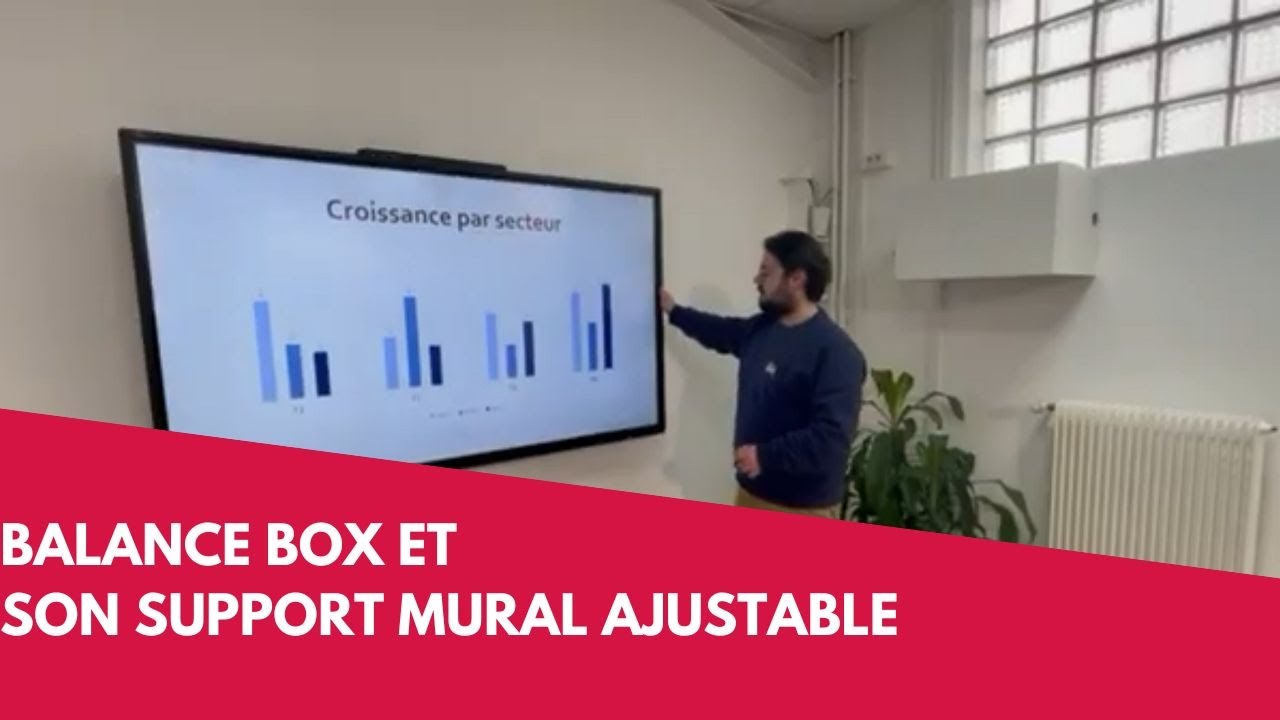 Balance Box, support mural ajustable pour écran interactif - YouTube