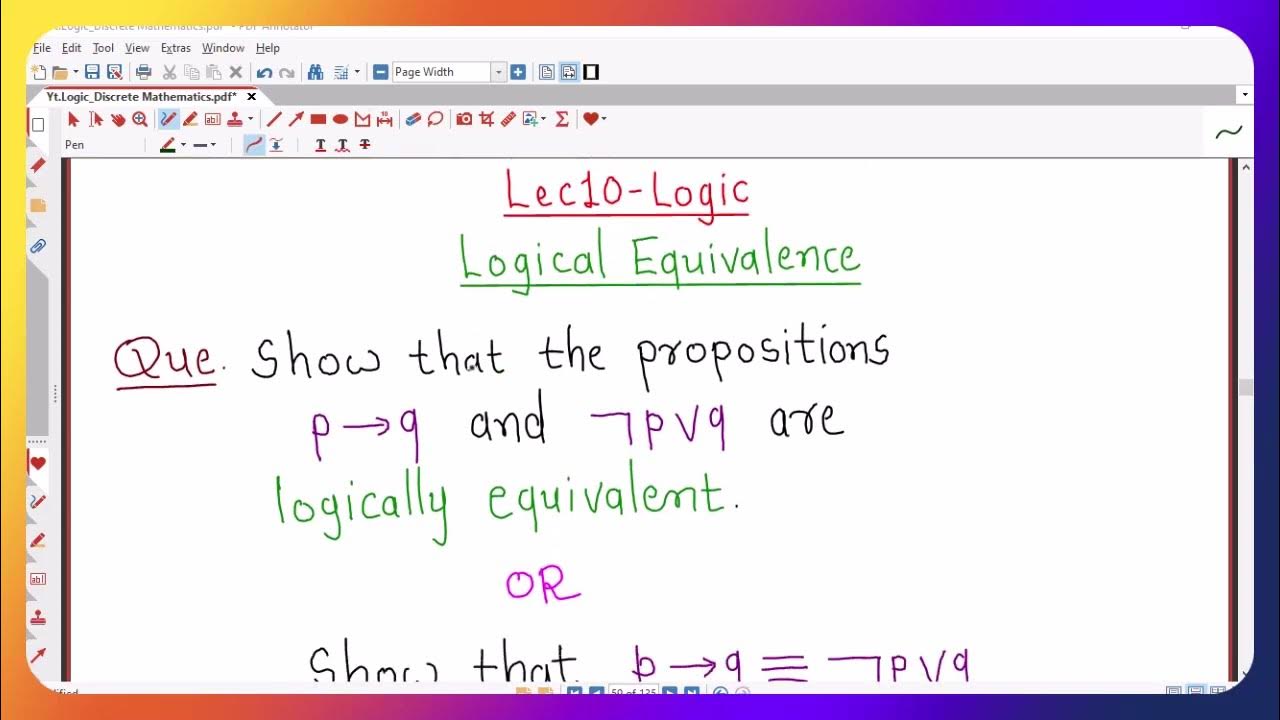 Lec10/Logic/Logical Equivalence/Distributive Laws - YouTube