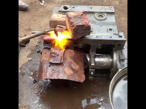 How to Rebuild Broken Engine Block with Amazing Technique - YouTube