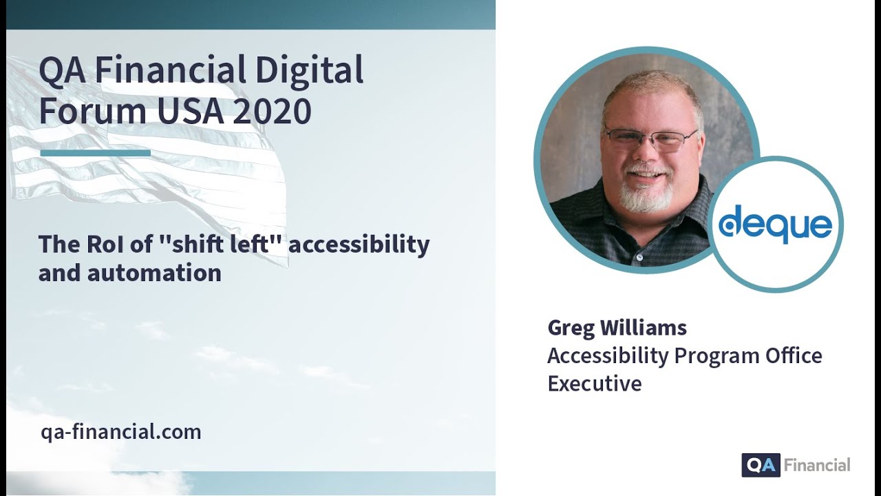 The ROI of shift left accessibility | Deque - YouTube