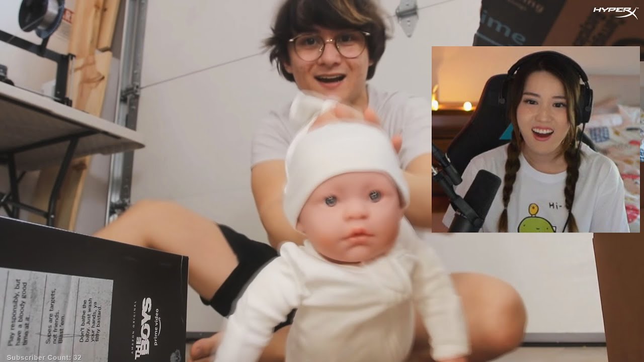 Kimi (AngelsKimi) Reacts To Michael Reeves - Building A Laser Baby ...