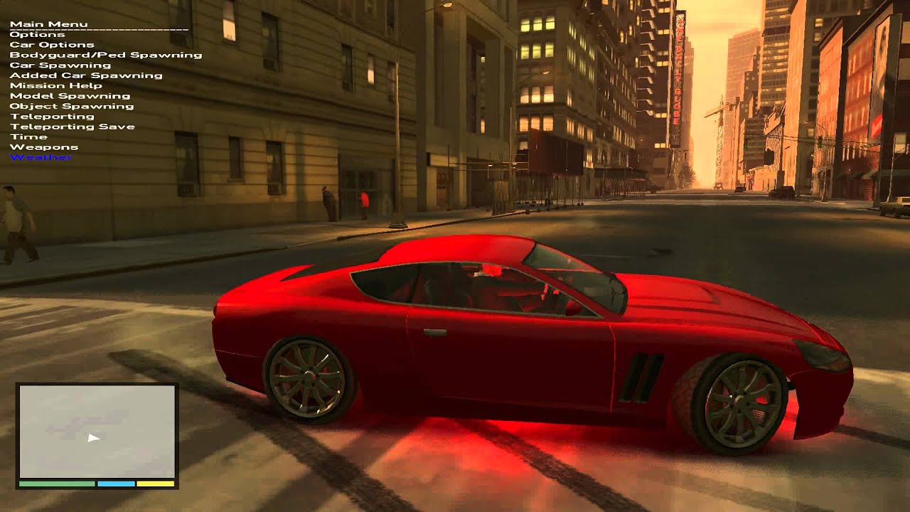 GTA IV moded with character switch from GTA V. - YouTube