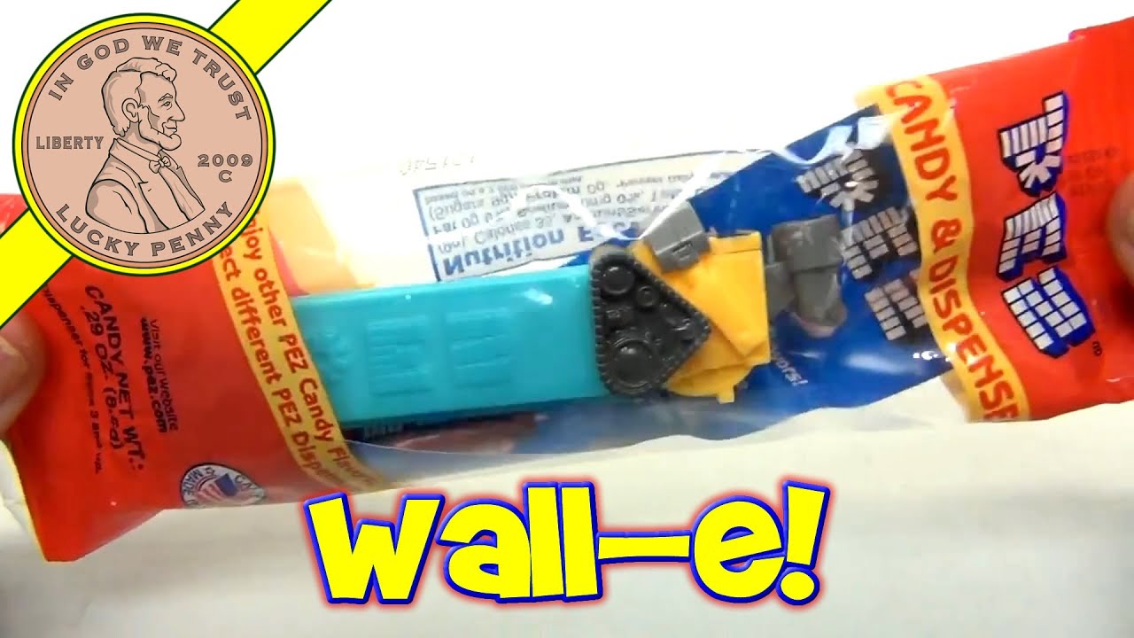 PEZ Collection Video 2 of 18: Disney Pixar Wall-E Pez Dispenser - YouTube