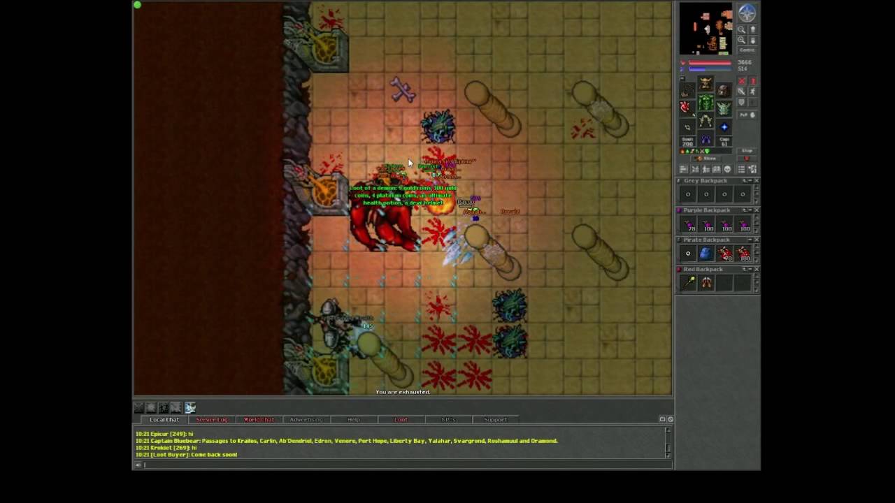 Tibia - Bosses - The Handmaiden - YouTube